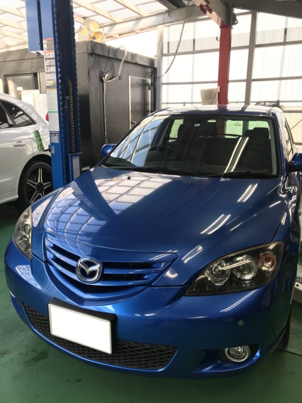 マツダ アクセラ（BK3P） タイヤ交換 | さくら車検‐ブログ＆整備レポート