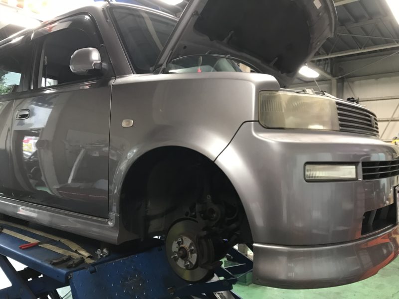 トヨタ・bB（NCP31）の車検整備 | さくら車検‐ブログ＆整備レポート